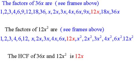 factors and multiples
