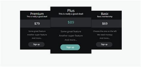 15 css tables free html design