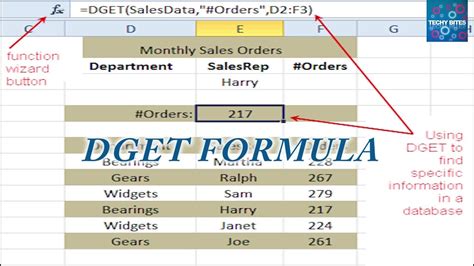 using the dget function in excel learn excel formulas excel