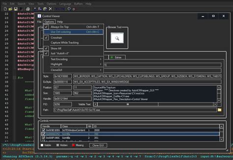 control viewer autoit window info tool page 7 autoit example