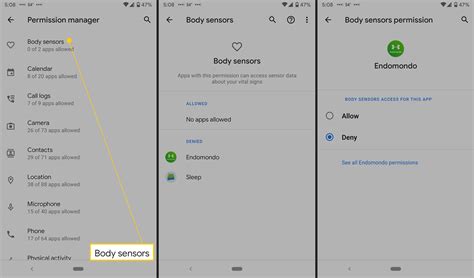 how to manage android app permissions