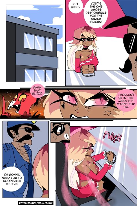 Post 4452108 Blitzo Carliabot Comic Helluva Boss Verosika Mayday