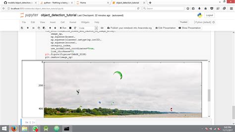 python nothing is being detected in tensorflow object detection api