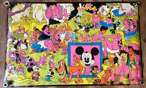 Wally Wood Disneyland Memorial Orgy Poster 1970s Ebay