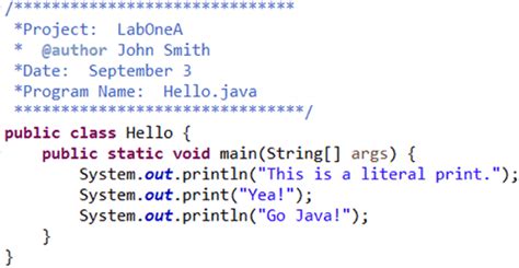 parts of java program unit 1