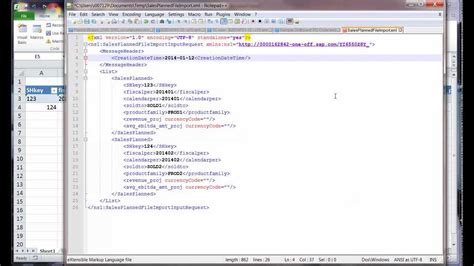 how to use xsd file in excel to create data xml files for