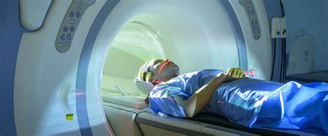 Patient Entering Magnetic Resonance Imaging Mri Scanner Department