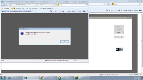 pdf corrupted error when running report in oracle reports 10g oracle