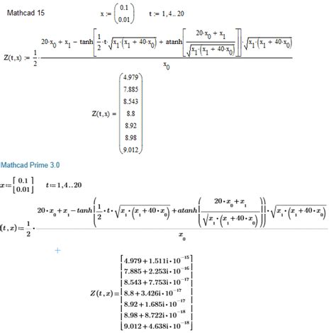 solved mathcad 15 and mathcad prime 3 0 give various res ptc