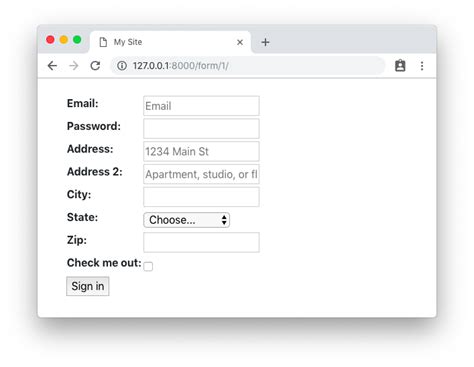 advanced form rendering with django crispy forms