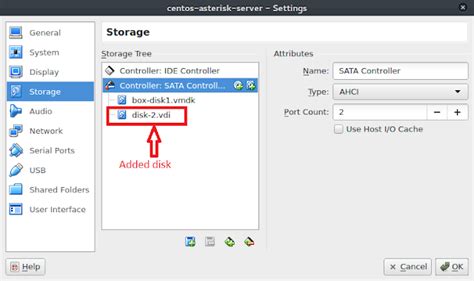 add extra hard disk to virtualbox vm and set automount computingforgeeks