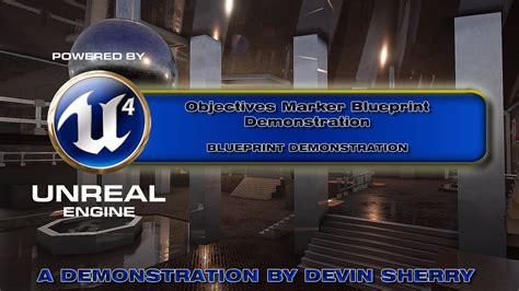 ue4 objective markers blueprint full demonstration a