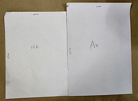 16开纸和a4纸对比是什么 百度经验