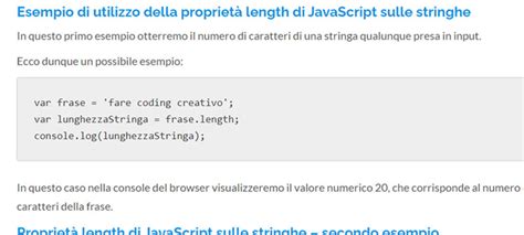 proprietà length di javascript lunghezza stringa length