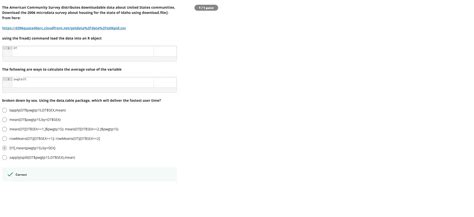 using the data table package which will deliver the