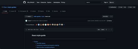 react style guide collection dev community