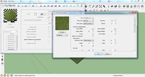 architecture rendering quick realistic grass in sketchup tutorial
