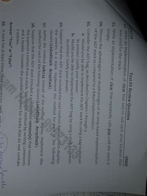 s210 test 01 review question sm08 2 write implementation