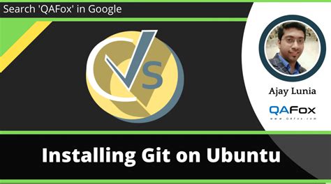 codeceptjs installing git in ubuntu and configuring it