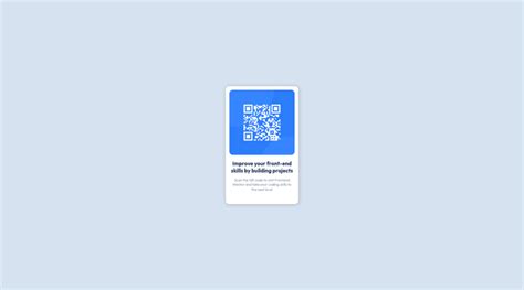 frontend mentor tarjeta de qr usando css flexbox coding challenge
