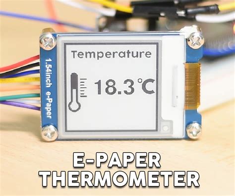 esp32 e paper thermometer 7 steps with pictures