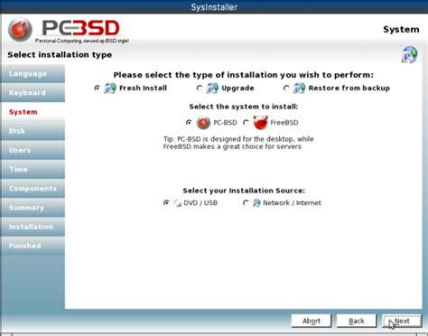 how to install pc bsd on an encrypted zfs file system