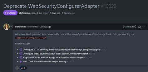 spring security即将弃用websecurityconfigureradapter配置类 知乎