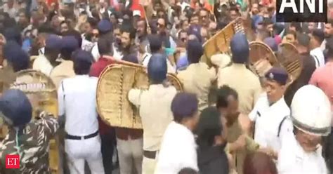 Sandeshkhali Violence Sandeshkhali Incident Scuffle Breaks Out