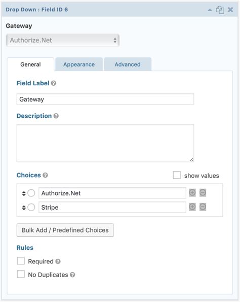 enabling conditional logic for a feed gravity forms documentation
