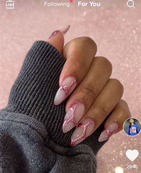 Almond Shaped Nails Designs Almond Acrylic Nails Designs Glitter