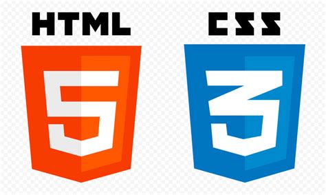 html5 css3 logos icons free png citypng