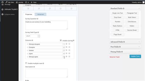 gravity forms survey example youtube