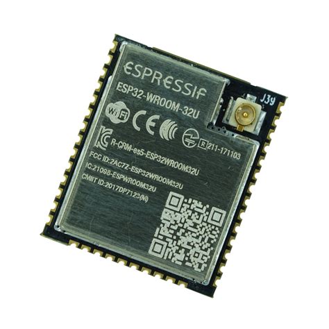 esp32 wroom 32u wi fi bt ble module u fl ipex connector grid connect