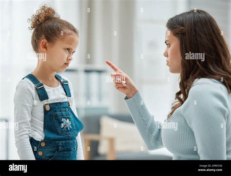 Youve Been Naughty And This Is Your Punishment A Young Mother Scolding