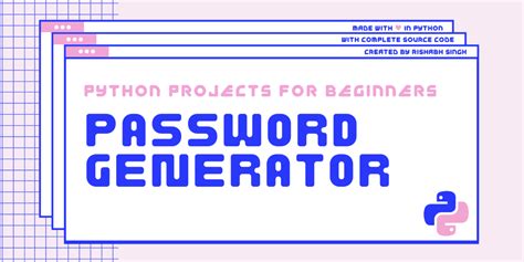 how to build a password generator using python dev community