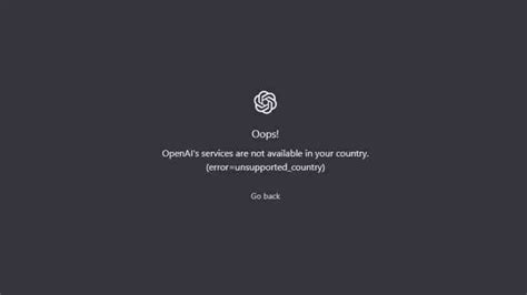 fix ‘openai services are not available in your country error