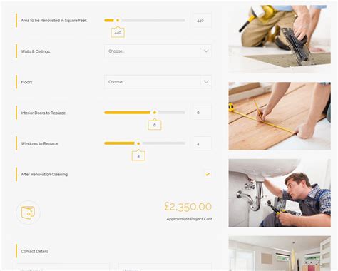 cost calculator for wordpress for price estimation forms wp solver