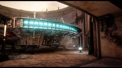 star wars in unreal engine 4 docking bay 94 demo graphics comparison