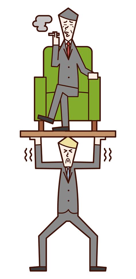 縁の下の力持ち（男性）のイラスト フリーイラスト素材集 Kukukeke