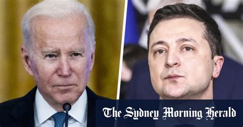 Russia Ukraine War Joe Biden Says Vokodymyr Zelensky ‘didnt Want To
