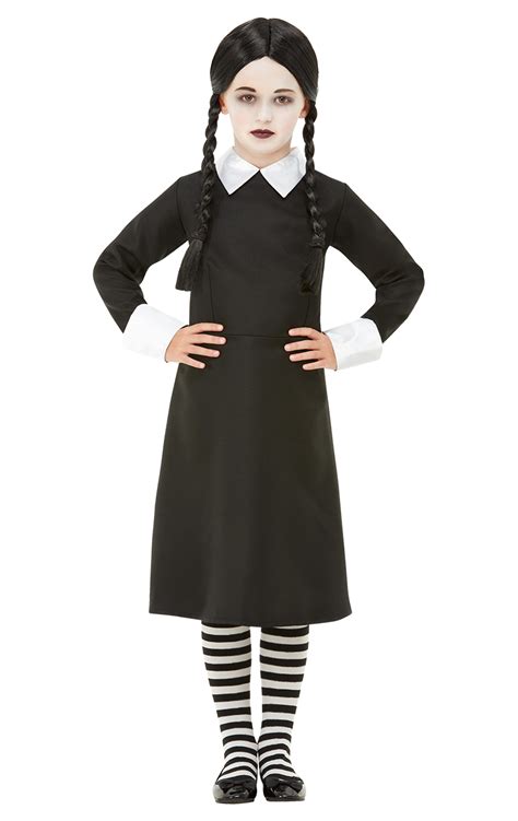 Girls Wednesday Addams Costume