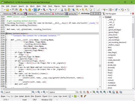coder s editor to edit python scripts