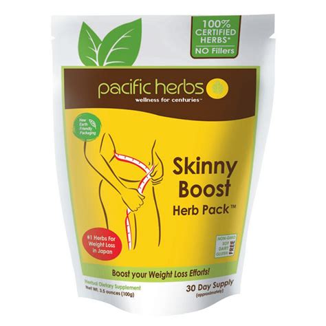 Pacific Herbs Skinny Boost Herb Pack 100g Acurea Usa