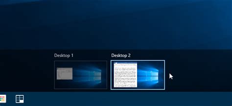 how to open an app or file in a new virtual desktop on windows 10