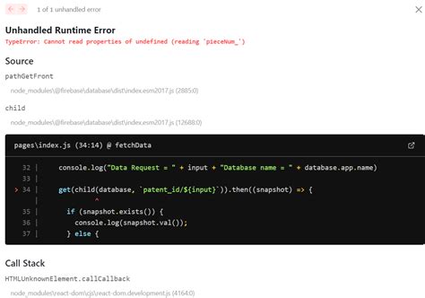 reactjs trying simple get query for firebase real time database get