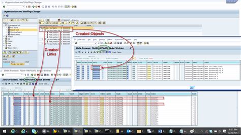 use functions to create and link objects in hrp1000 and hrp1001 without