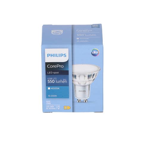 ŻarÓwka Led Gu10 4 9w 4000k Nb 120° 550lm Philips 929001297302 • Cena