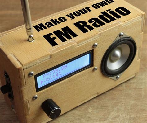 make your own fm radio arduino projects arduino fm radio