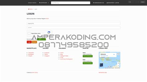 membuat website ecommerce professional dengan codeigniter