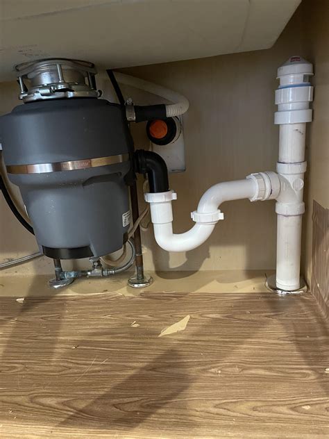 Garbage Disposal Installation With An Aav R Plumbing